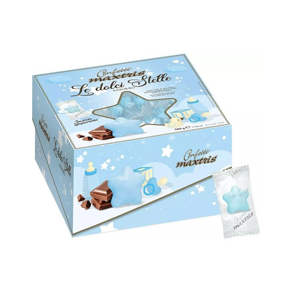 Le Dolci Stelle Celeste Confetti Celesti Maxtris Da 500 G Cakeitalia